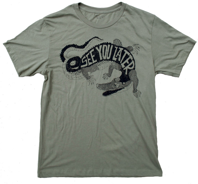 See You Later Alligator Tee - Summer Short Sleeves Top - O Neck Tee ...