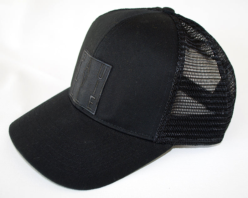 Black Trucker Hat - Men's Black Cap - Snapback Hat Fashion – Paulville ...
